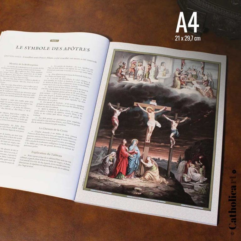 Catholicart – Le Catéchisme en Images 1893 – Livre broché 144 pages A4