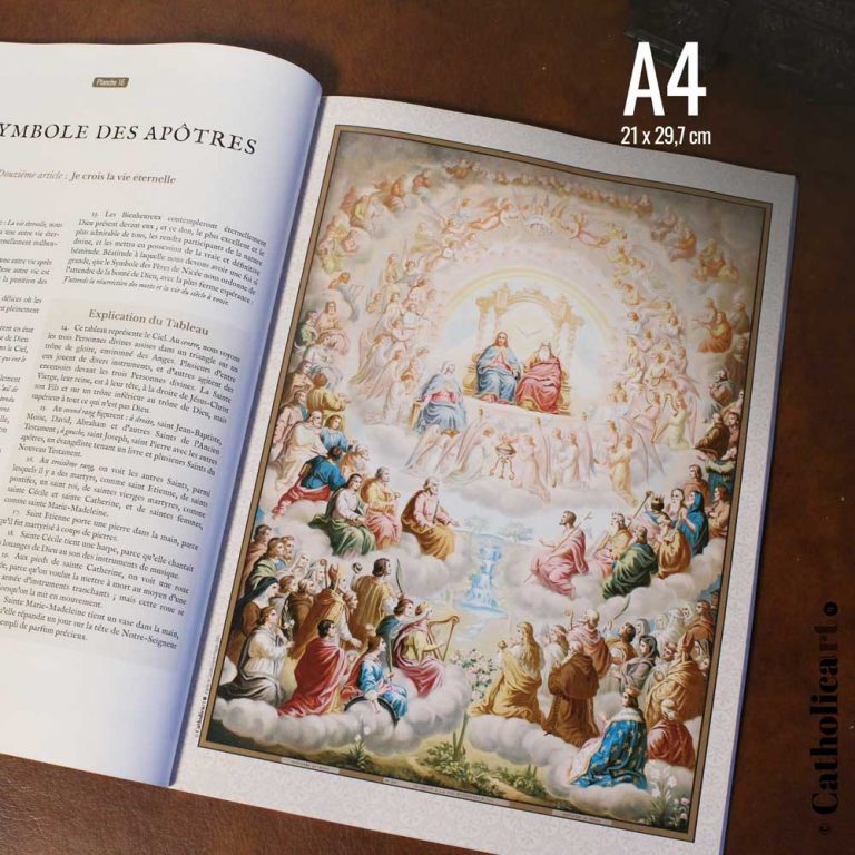 Catholicart – Le Catéchisme en Images 1893 – Livre broché 144 pages A4