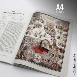 Catholicart – Le Catéchisme en Images 1893 – Livre broché 144 pages A4