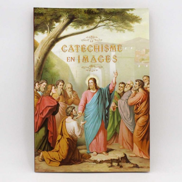 Catholicart – Le Catéchisme en Images 1893 – Livre broché 144 pages A4