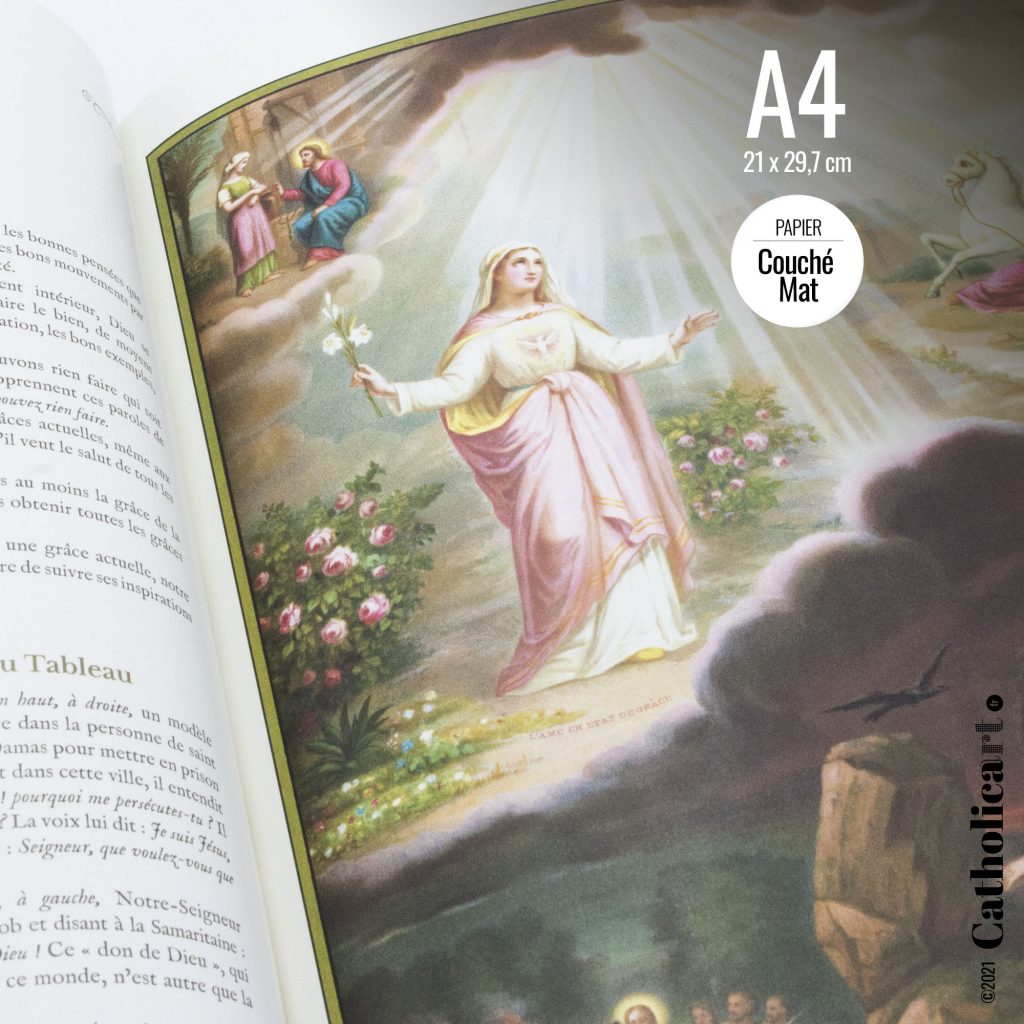 Catholicart – Le Catéchisme en Images 1893 – Livre broché 140 pages A4
