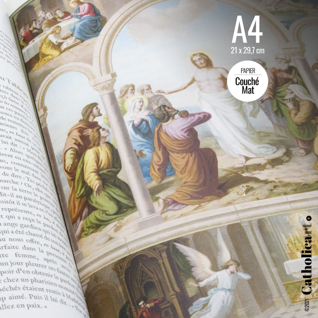 Catholicart – Le Catéchisme en Images 1893 – Livre broché 140 pages A4