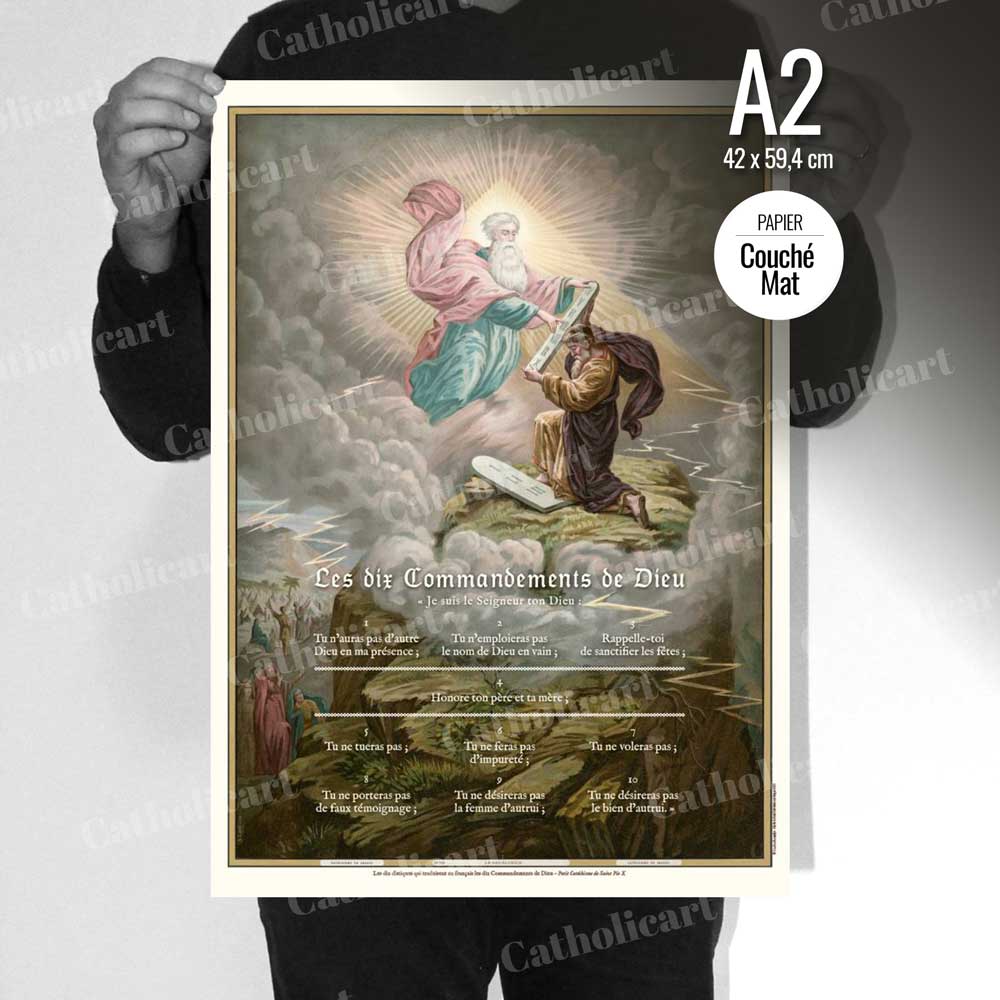 Catholicart – Les 10 Commandements de Dieu (A2)