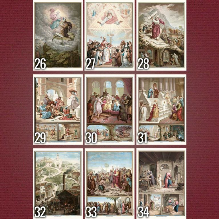 Catholicart – Affiche A2 au choix issue du Catéchisme en Images